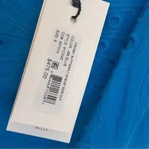 Milly | Dresses | Milly Crosby Butterfly Eyelet Dress In Blue | Poshmark